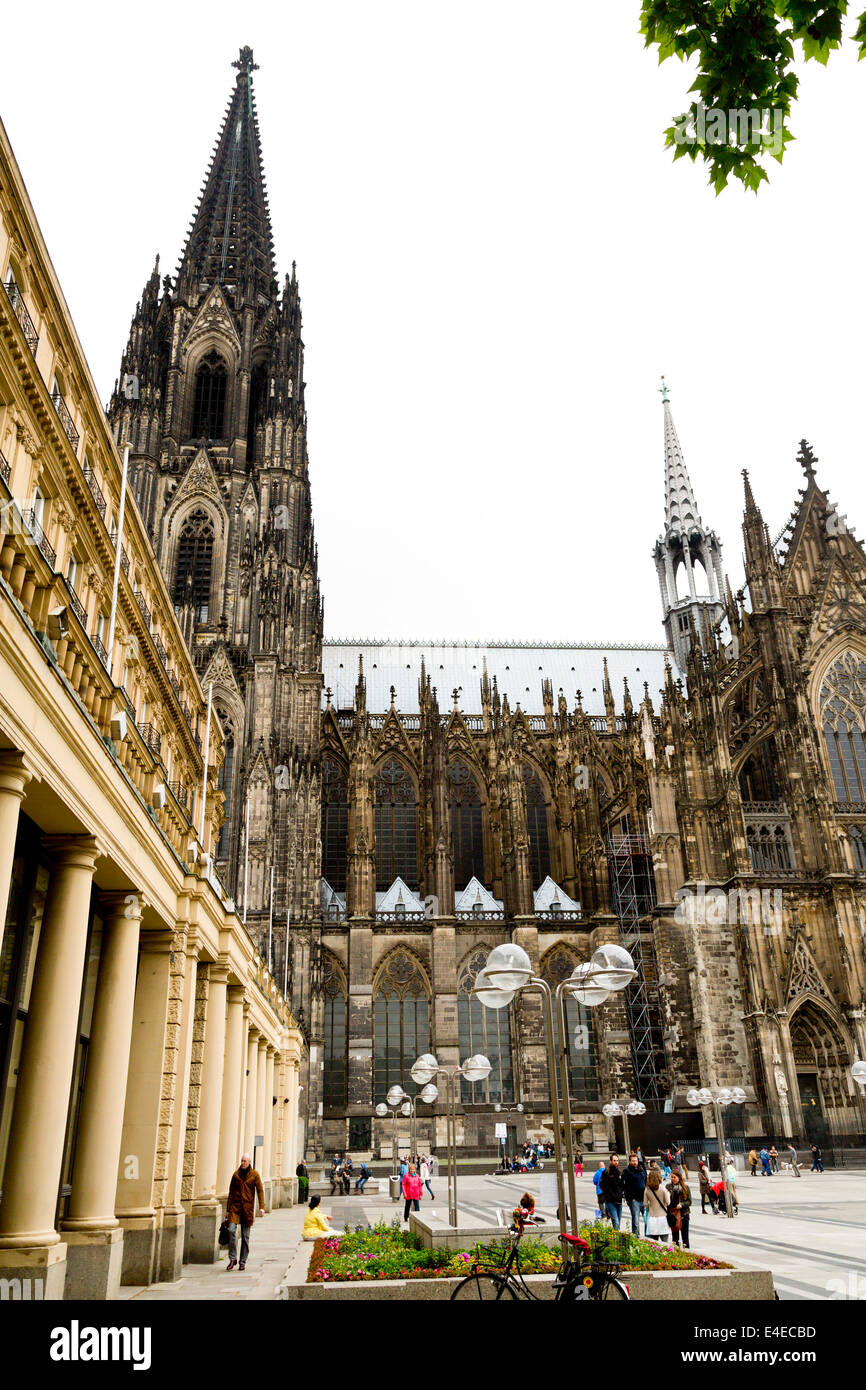 Bell tower cologne cathedral hi-res stock photography and images - Alamy