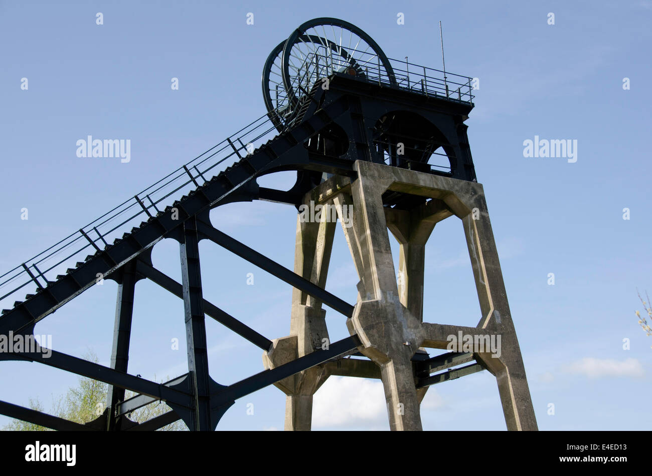 Pleasley pit mining museum Stock Photo - Alamy