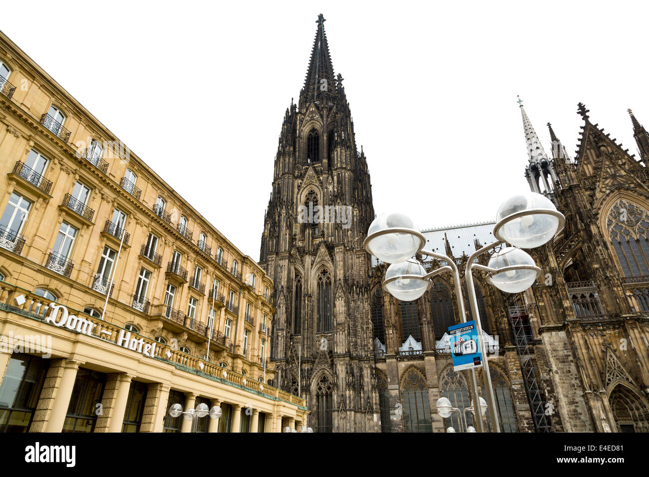 Bell tower cologne cathedral hi-res stock photography and images - Alamy