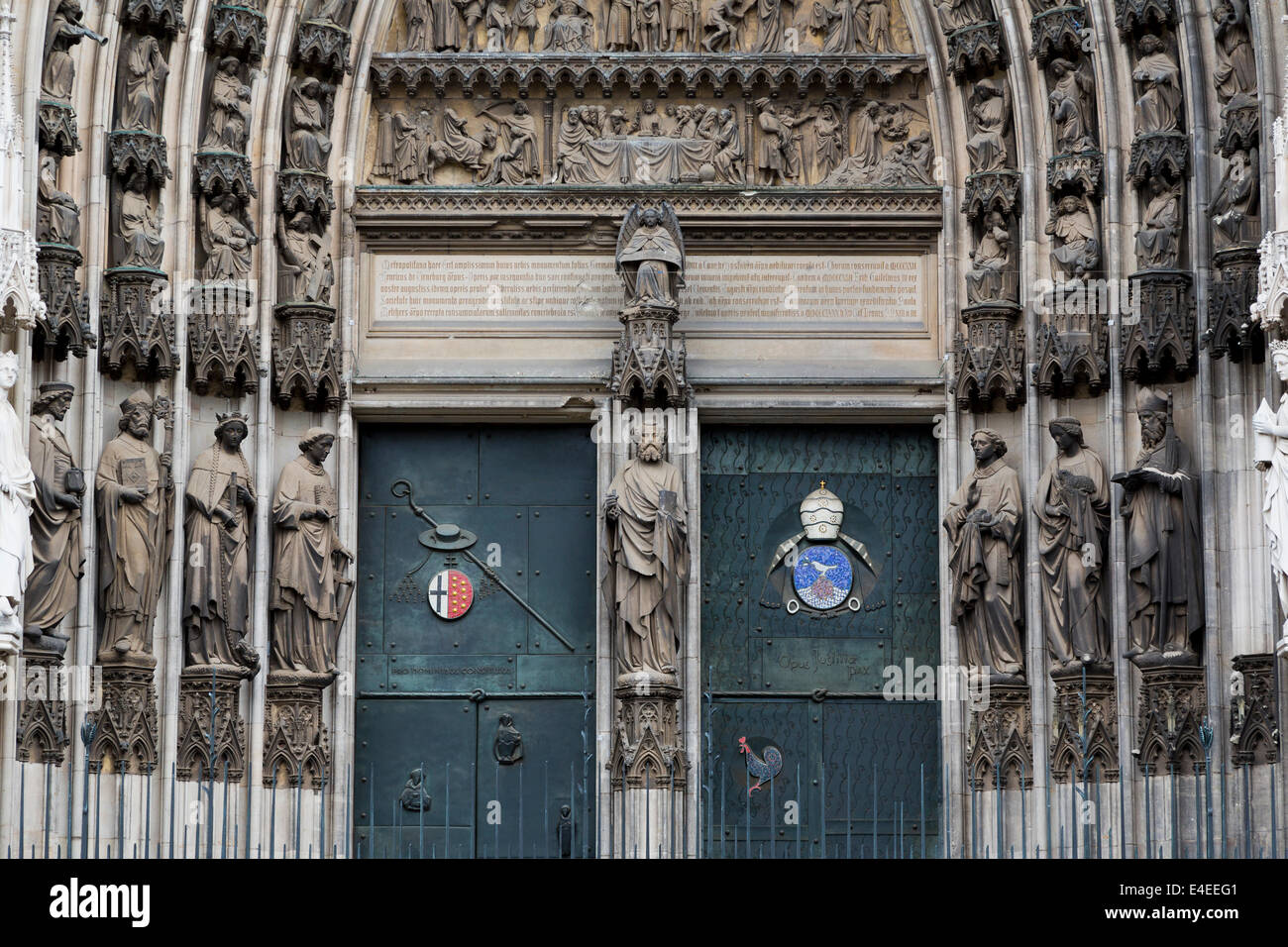 Entrance Gate of the Cathedral in Cologne, Germany Stock Photo - Alamy