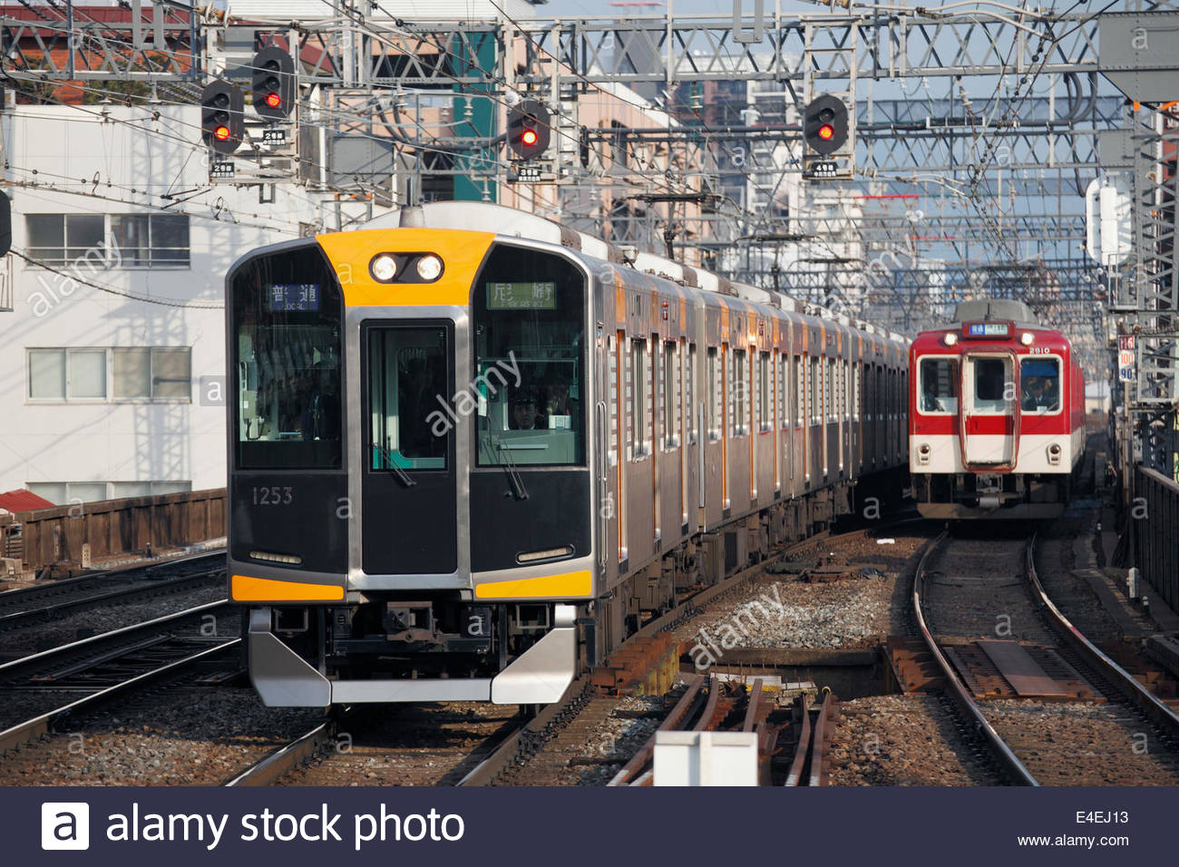 Hanshin Electric Railway, Hanshin train, Hanshin, 1000 factions Stock ...