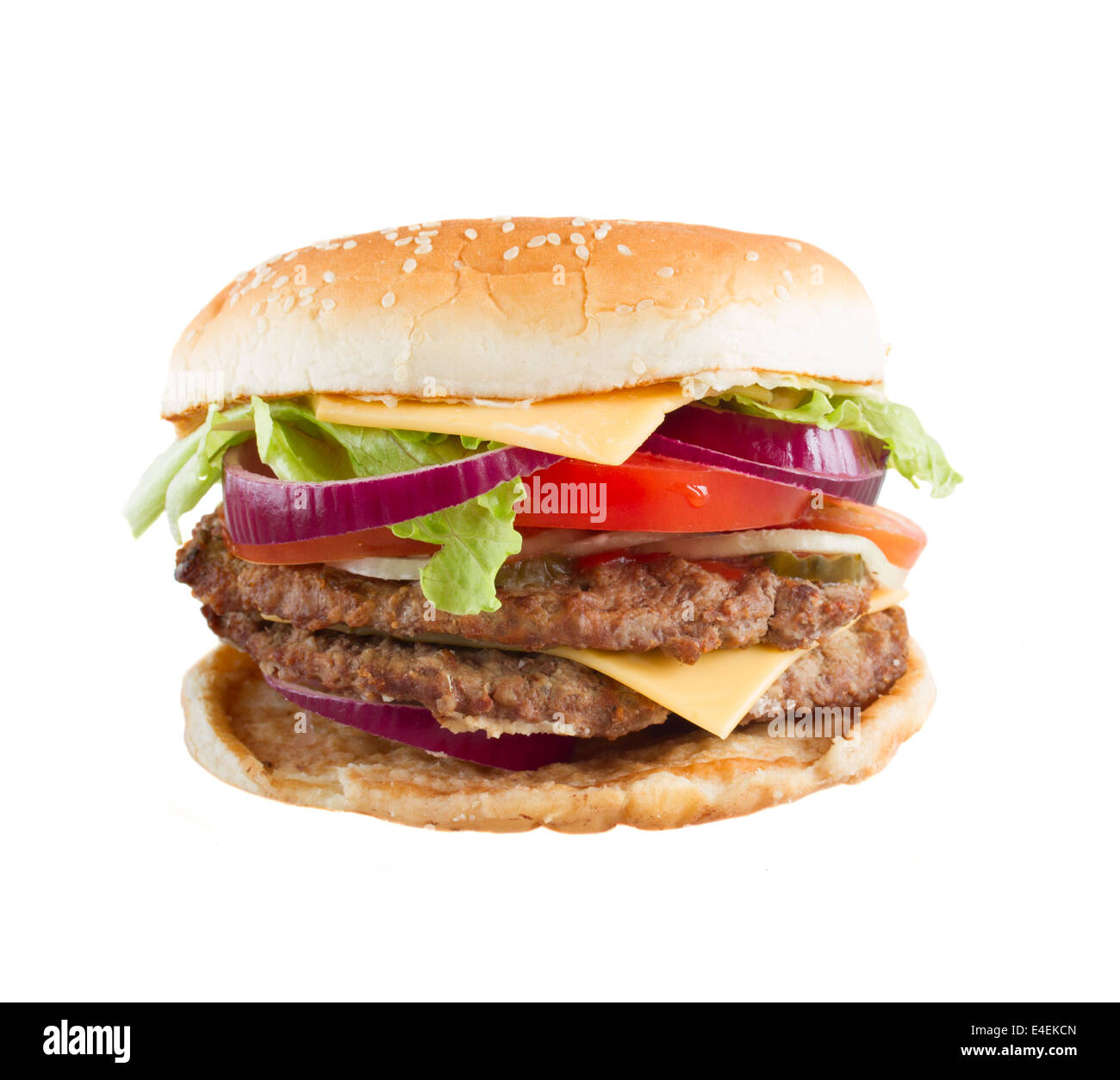 Beef burger drink Cut Out Stock Images & Pictures - Alamy