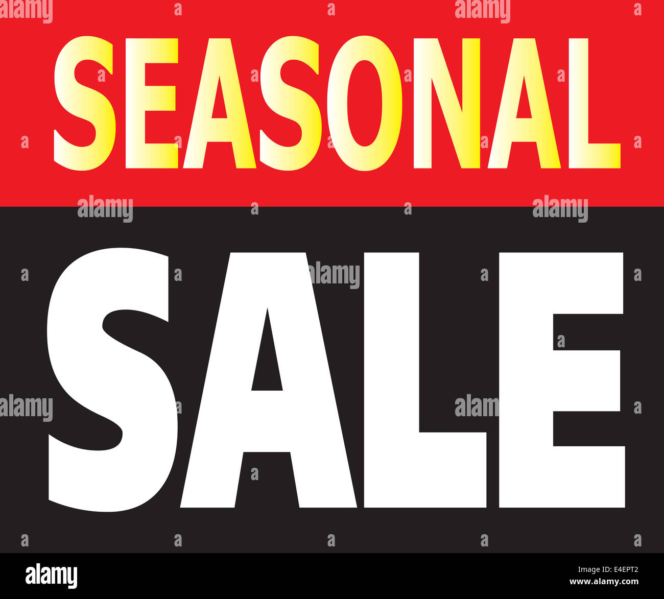 Vector of Seasonal Sale Promotion Label Stock Photo - Alamy