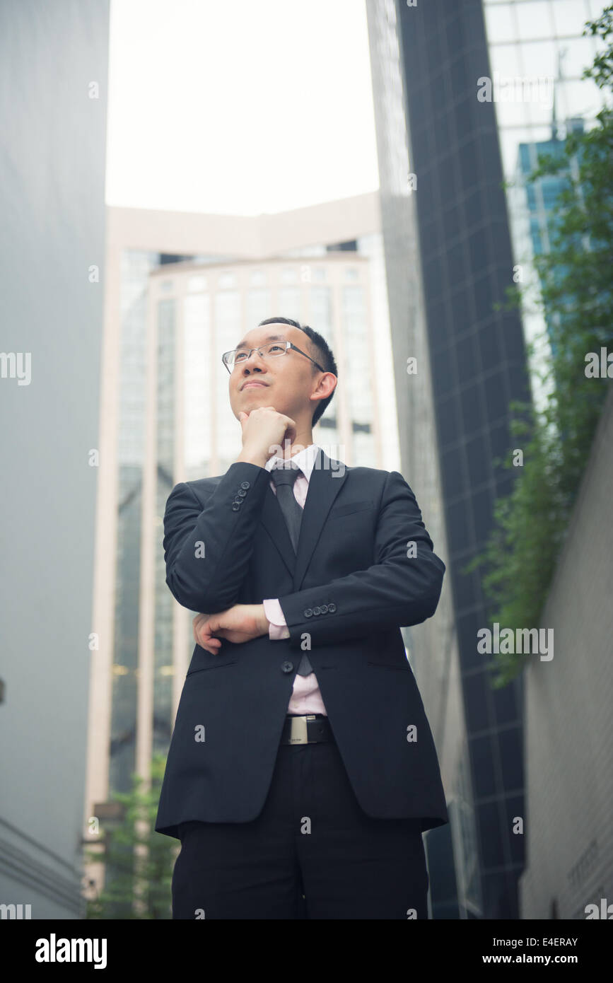 Hong kong business central suit hi-res stock photography and images - Alamy