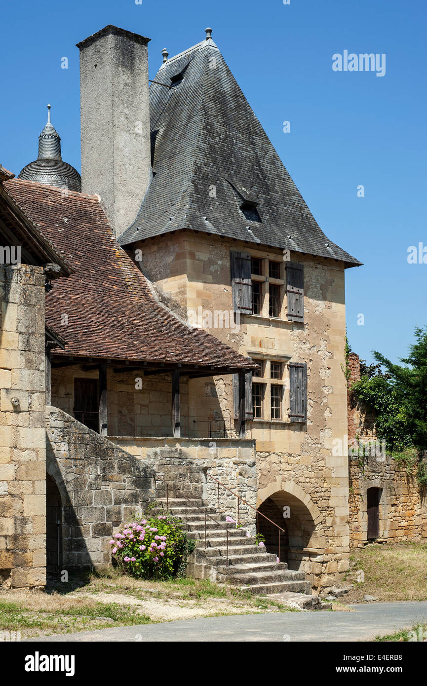 Château d'Excideuil, medieval castle in Excideuil, Dordogne, Aquitaine ...