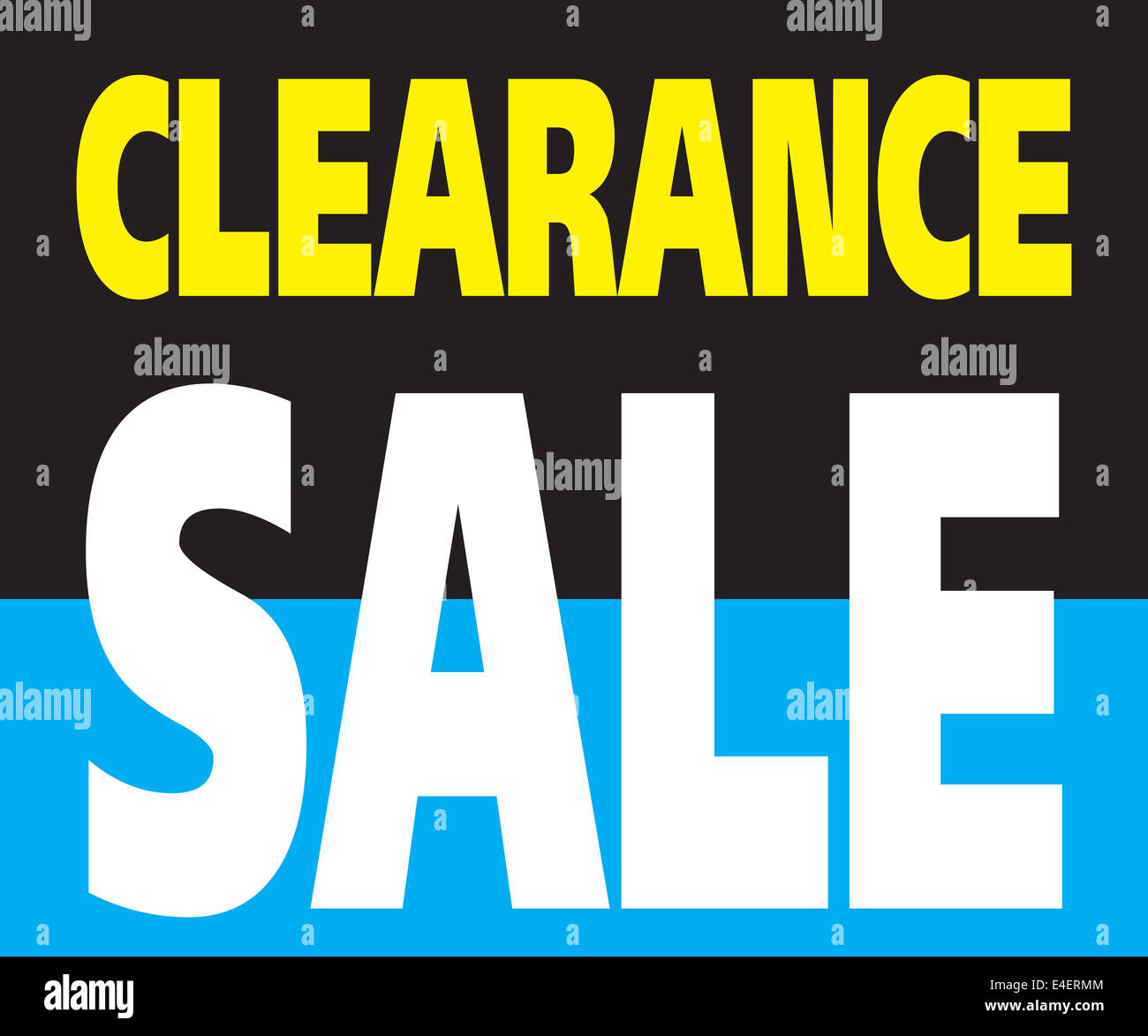 Vector of Clearance Sale Promotion Label Stock Photo - Alamy