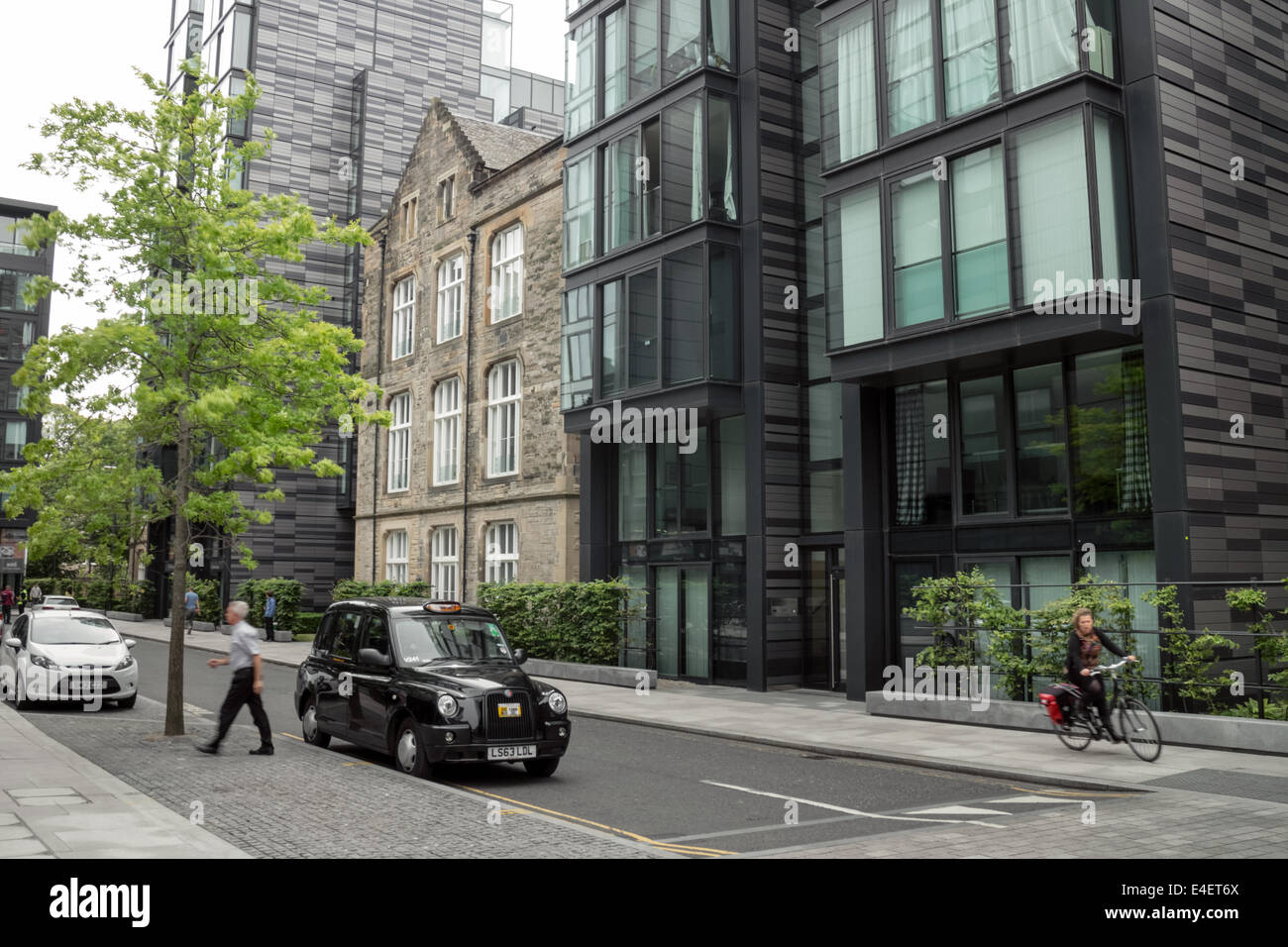 Street scene in the Quartermile development, Edinburgh Stock Photo - Alamy
