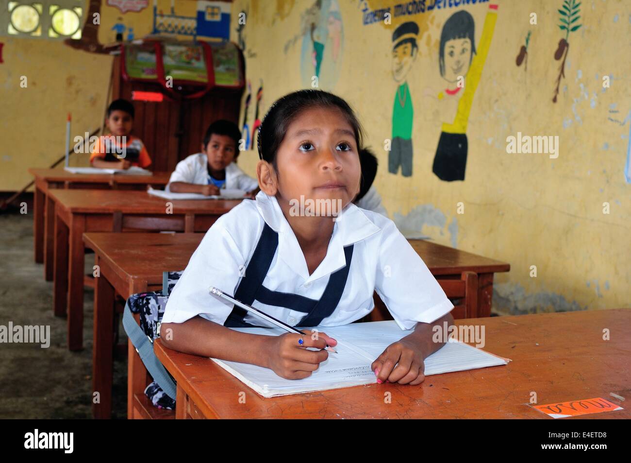 Girls in school uniform peru hi-res stock photography and images - Alamy