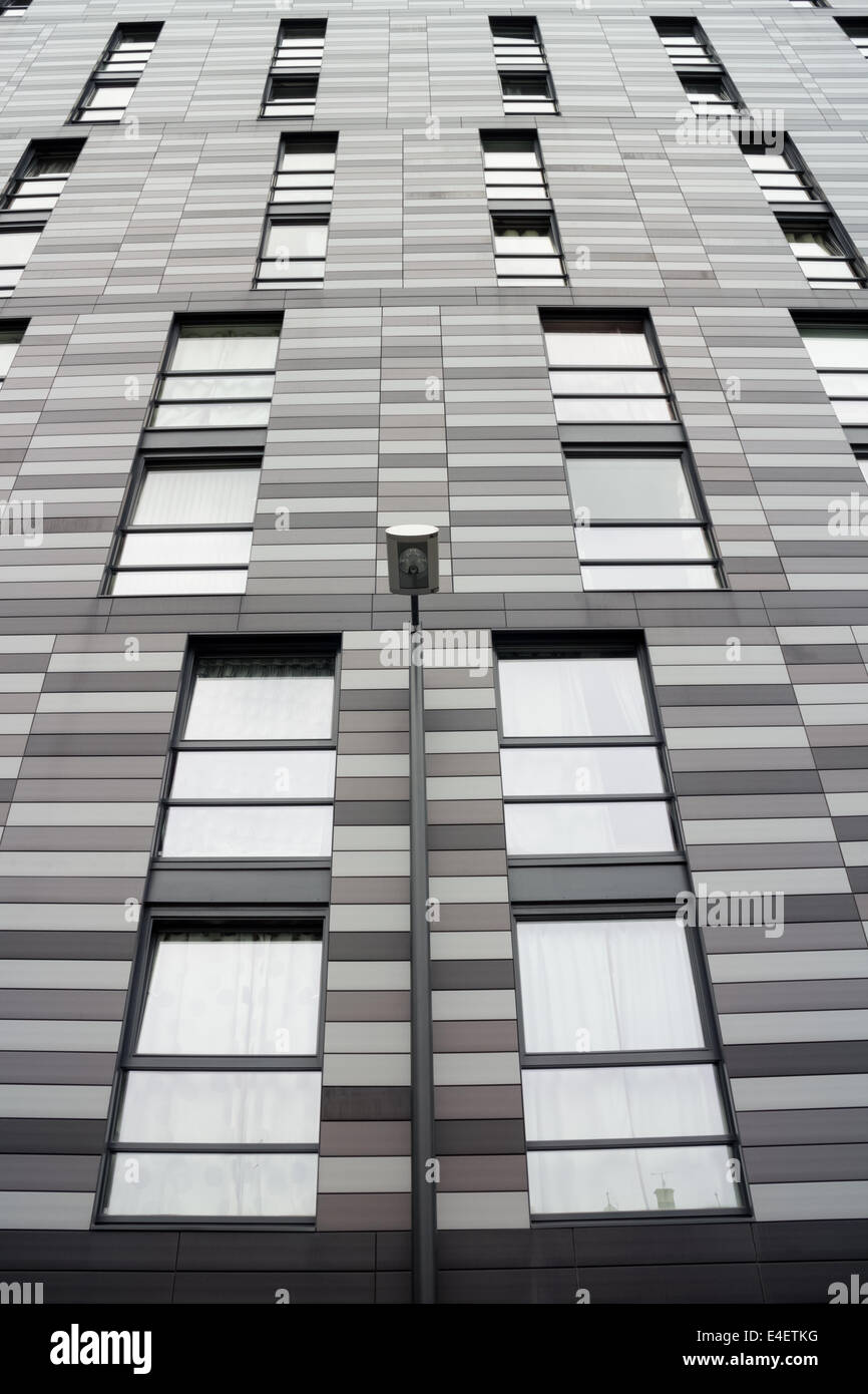 Modern block of flats in Edinburgh's Quartermile development Stock ...