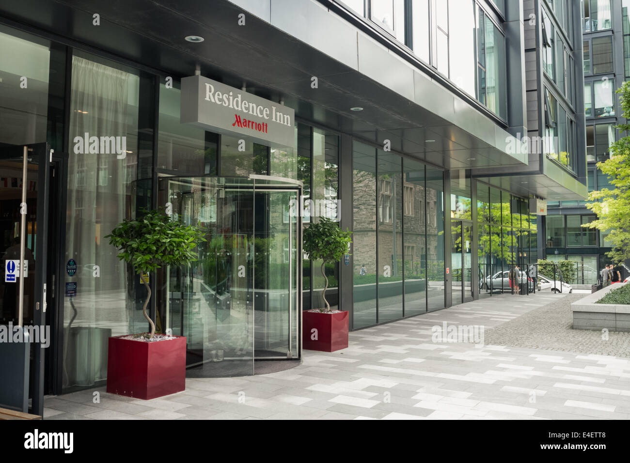 Exterior of the Marriott Hotel in Edinburgh's Quartermile district ...