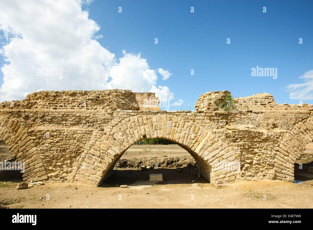 Roman agueduct arches near Carthage in Tunisia Stock Photo - Alamy