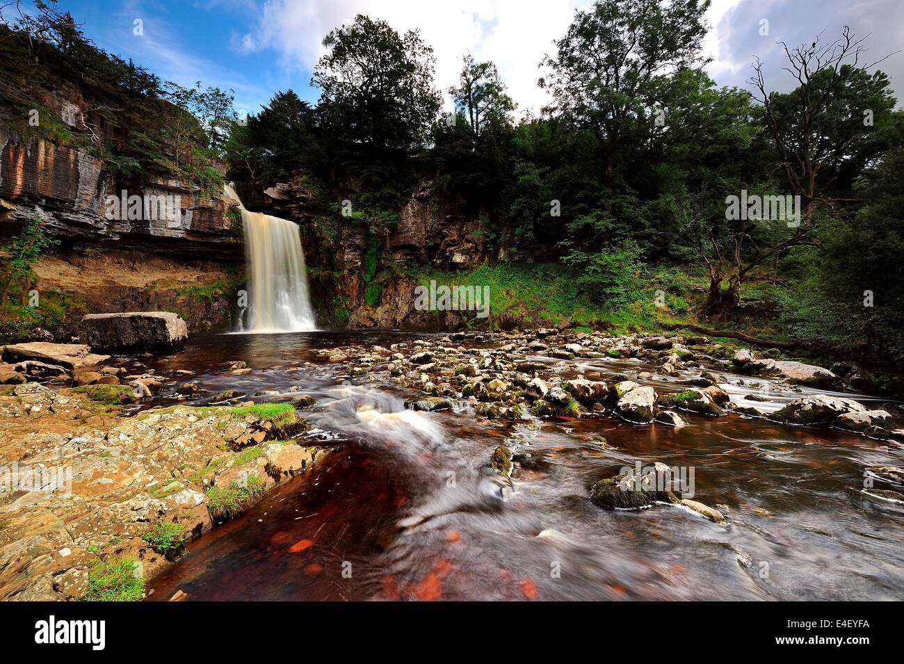 Thronton Force falls, Ingleton Stock Photo - Alamy