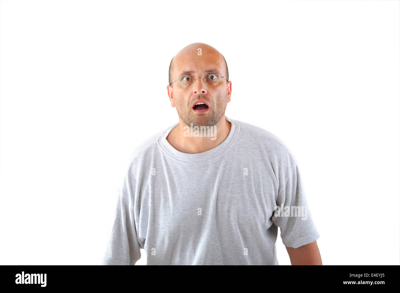 Portrait of a shocked man Stock Photo - Alamy