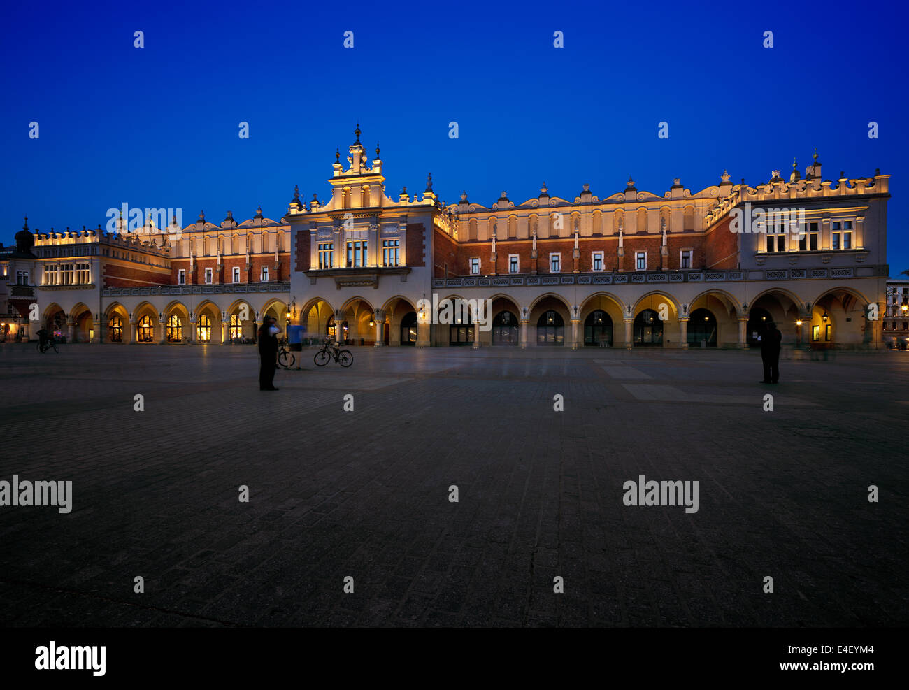 Market Square in Krakow, Poland is listed by Unesco as one of the World ...