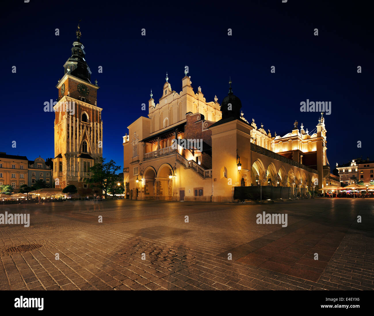 Market Square in Krakow, Poland is listed by Unesco as one of the World ...