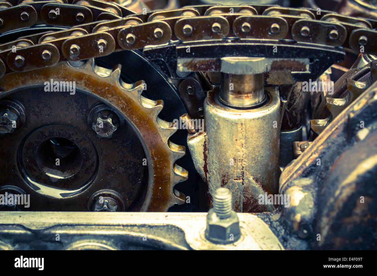 A stockpile of scrapped engines Stock Photo - Alamy