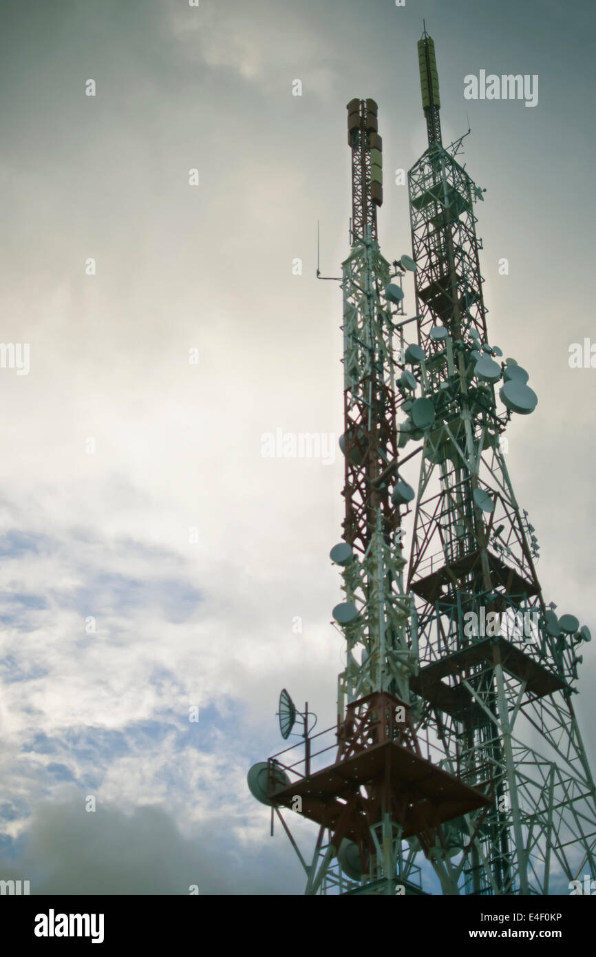Radio tower base station hi-res stock photography and images - Alamy