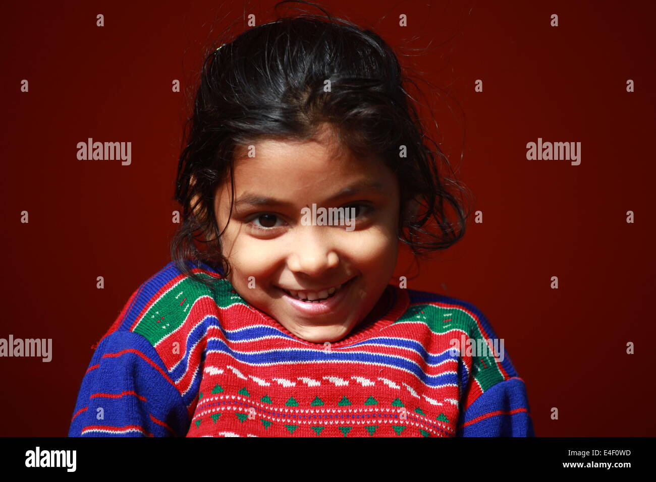 A smiley child Stock Photo - Alamy