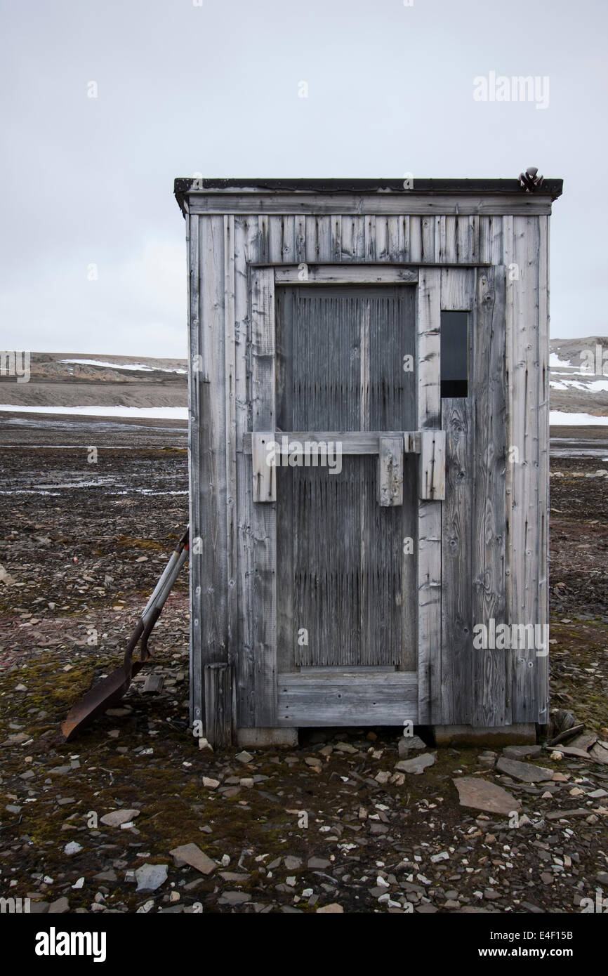 Svalbard Norway. Building Swedish–Finnish research expedition 1957-1958 ...