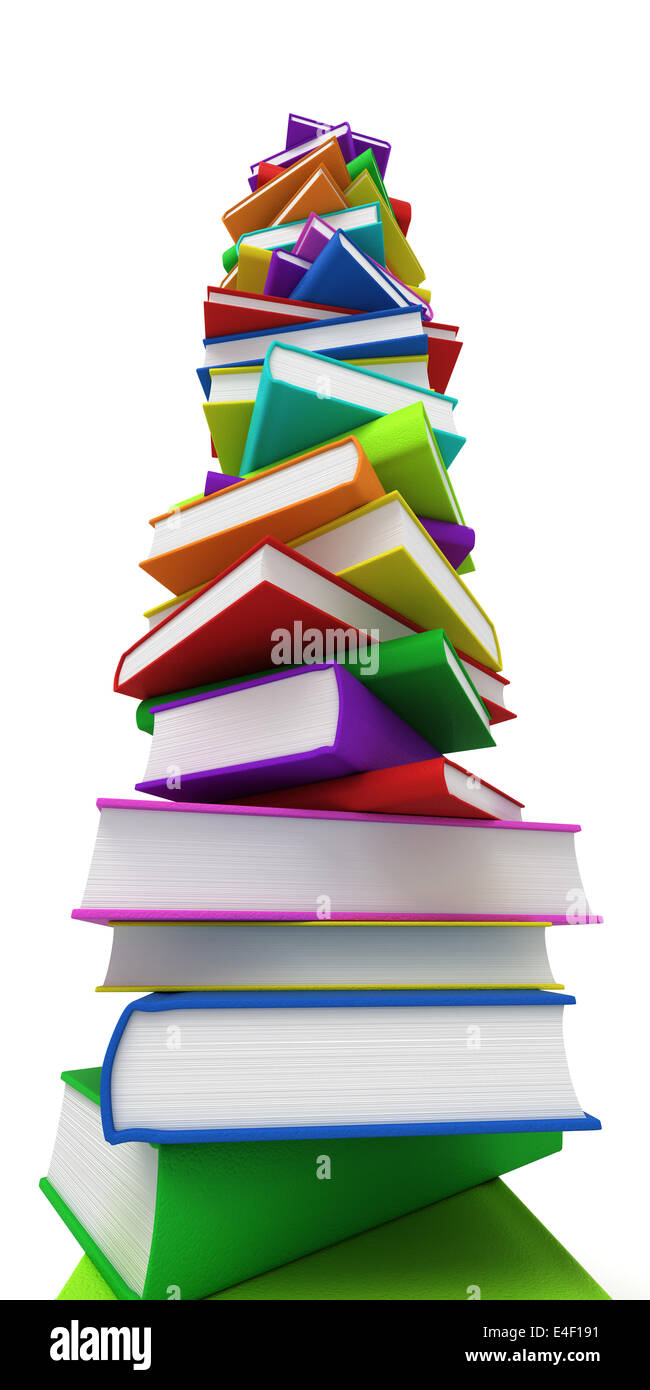 3d books stacks hi-res stock photography and images - Alamy