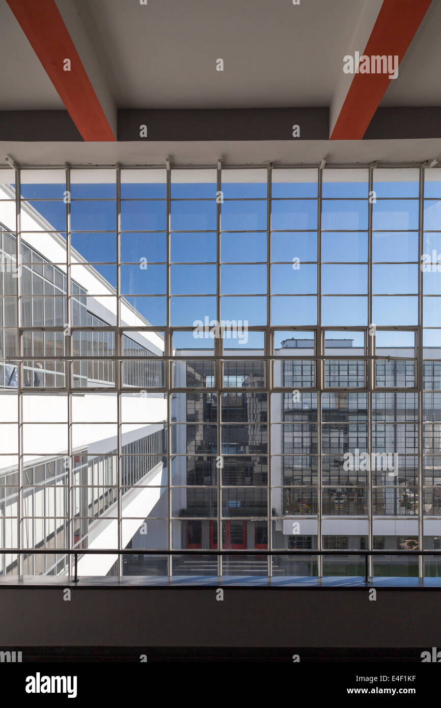 Impressions from inside the Staatliches Bauhaus, former home of the ...