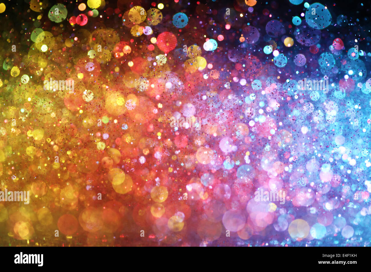 Rainbow of lights Stock Photo - Alamy