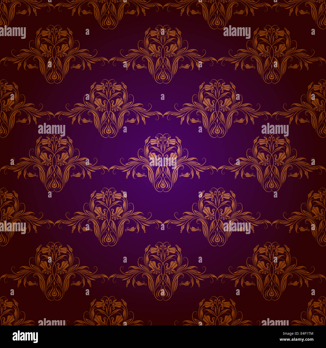 Damask seamless floral pattern Stock Photo - Alamy