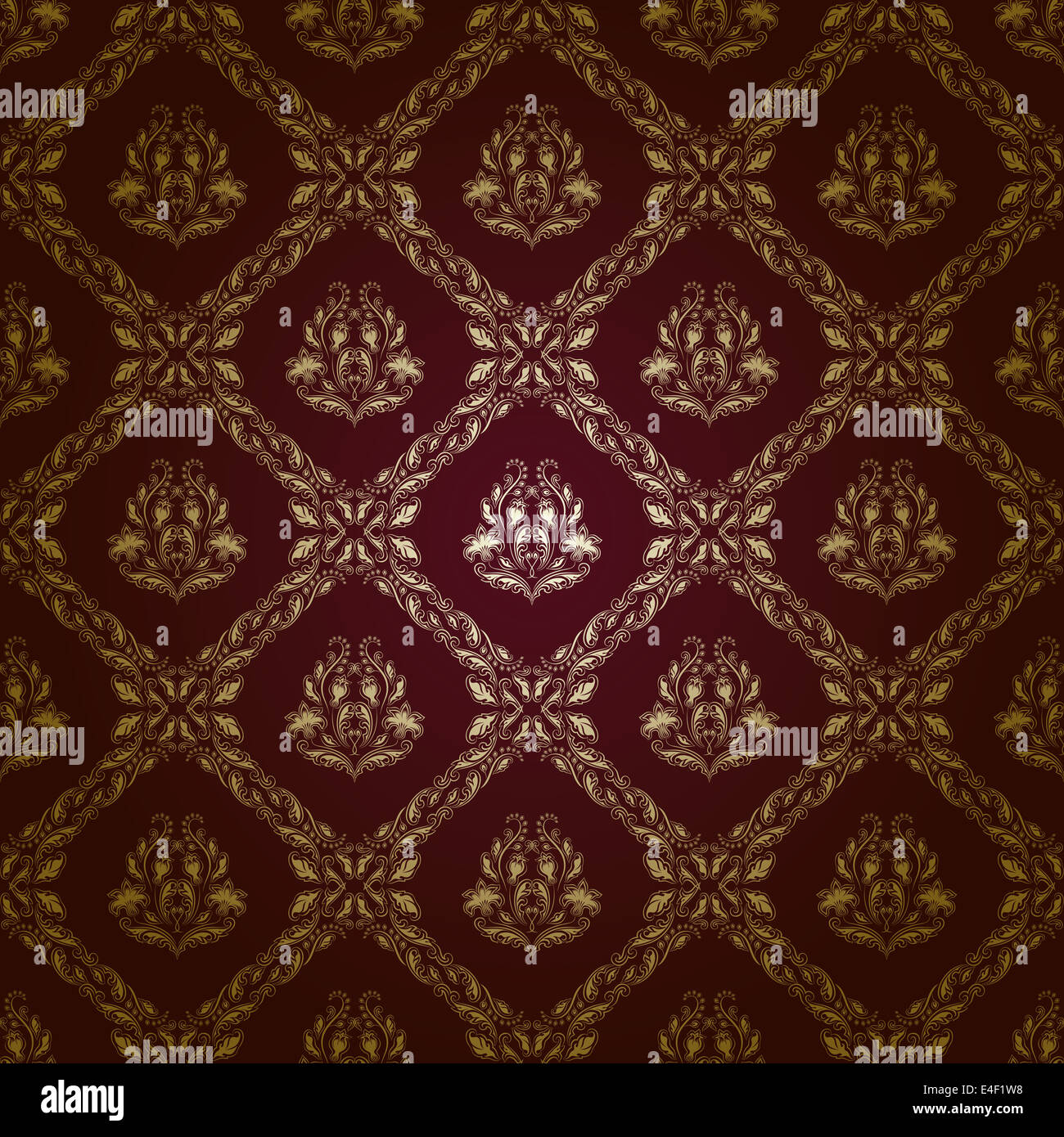 Damask seamless floral pattern Stock Photo - Alamy