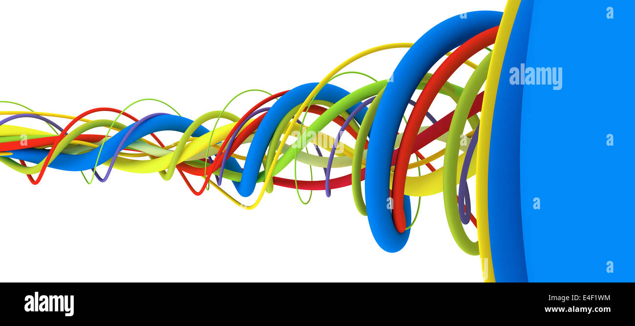 Cable cables cabling wire wires hi-res stock photography and images - Alamy