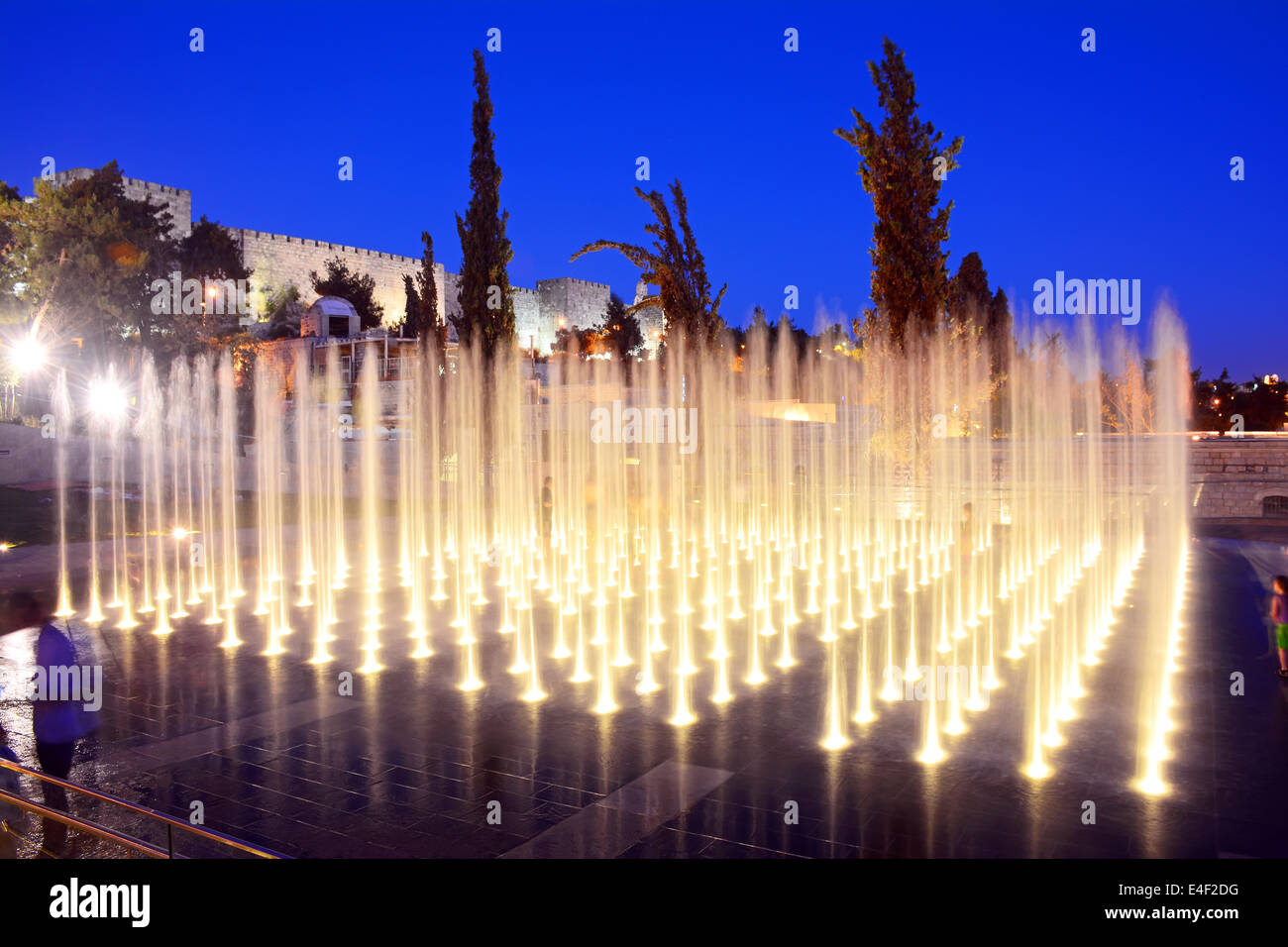 Jerusalem water fountain, Israel Stock Photo - Alamy