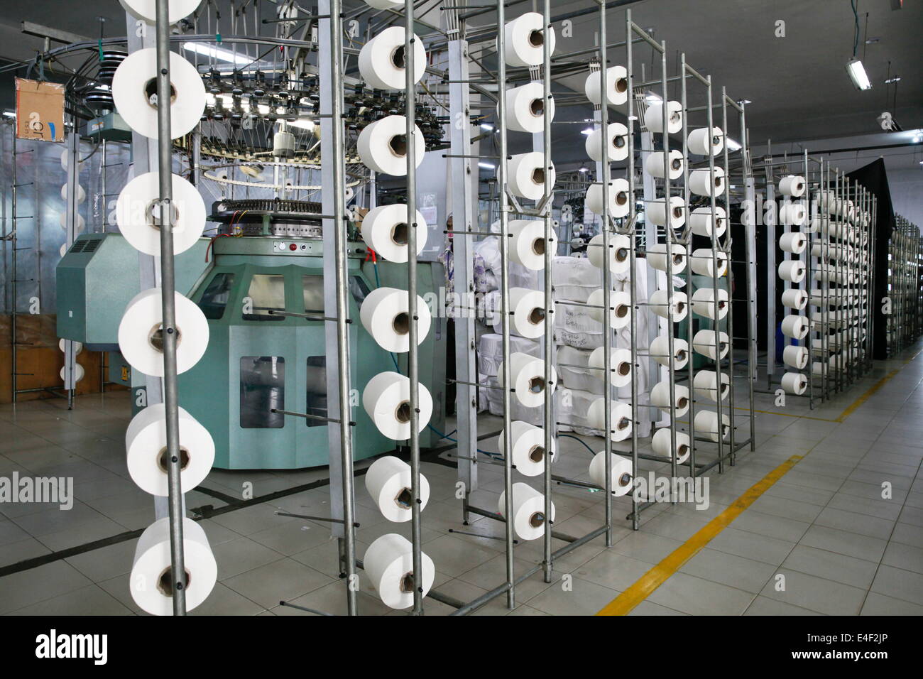 Dhaka, Bangladesh. 11th Feb, 2014. Knitting is the manufacturing stage which converts yarn into ...