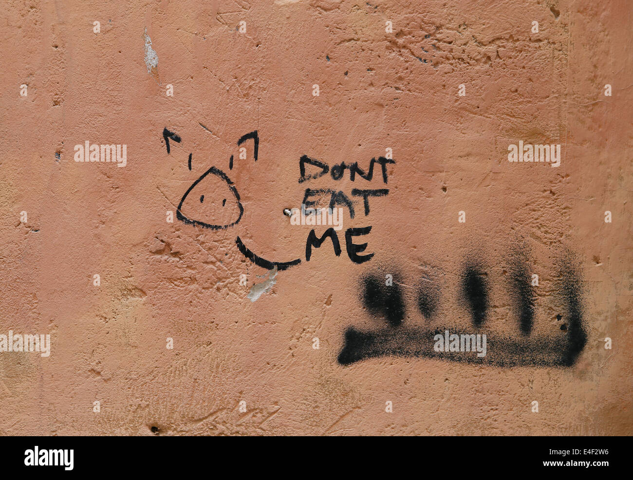 Graffiti wall pig hi-res stock photography and images - Alamy