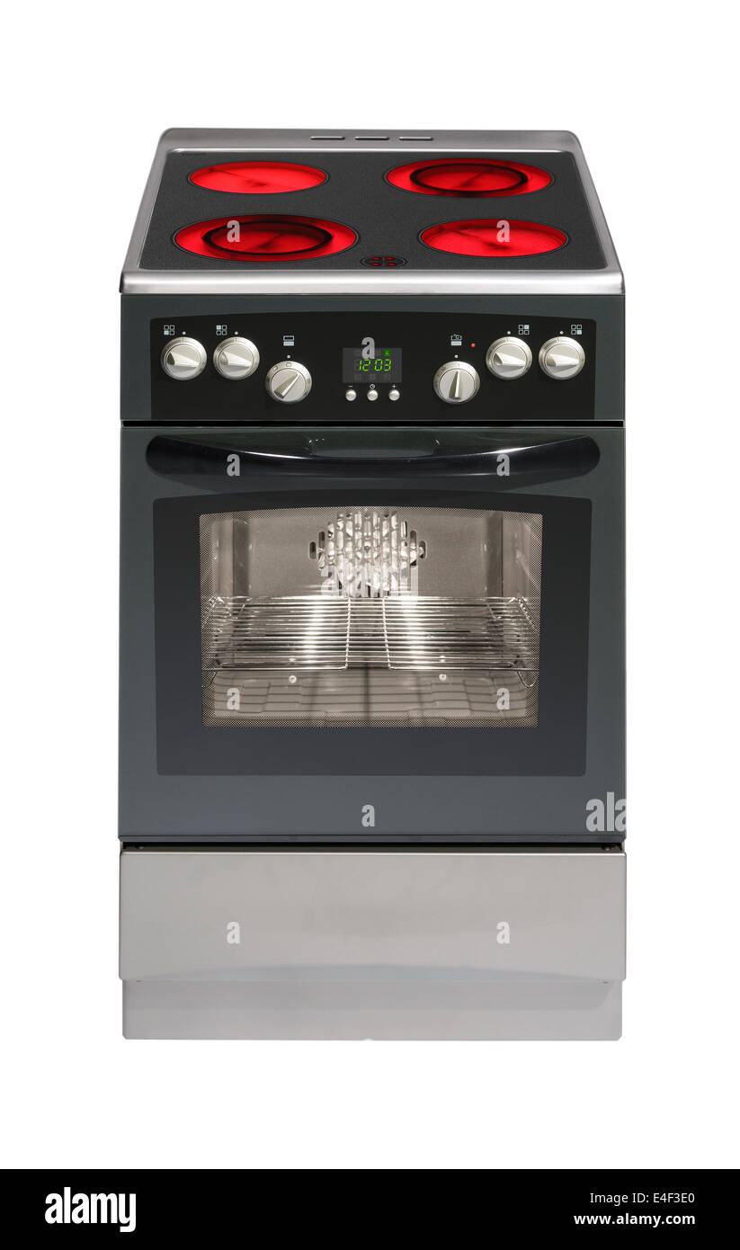 Electric cooker isolated on white Stock Photo - Alamy