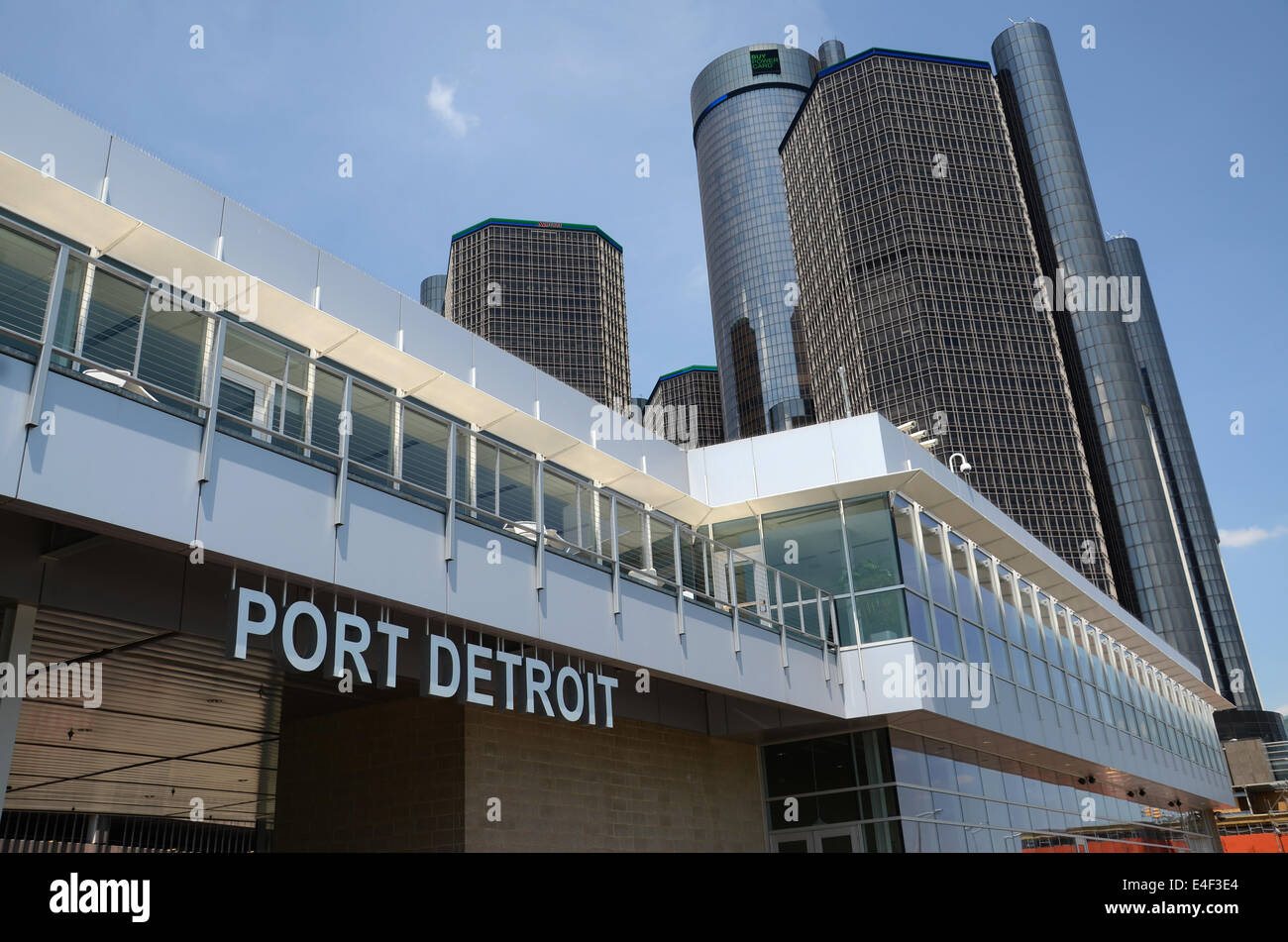 DETROIT, MI - JULY 6: The Port of Detroit's Detroit terminal is shown ...