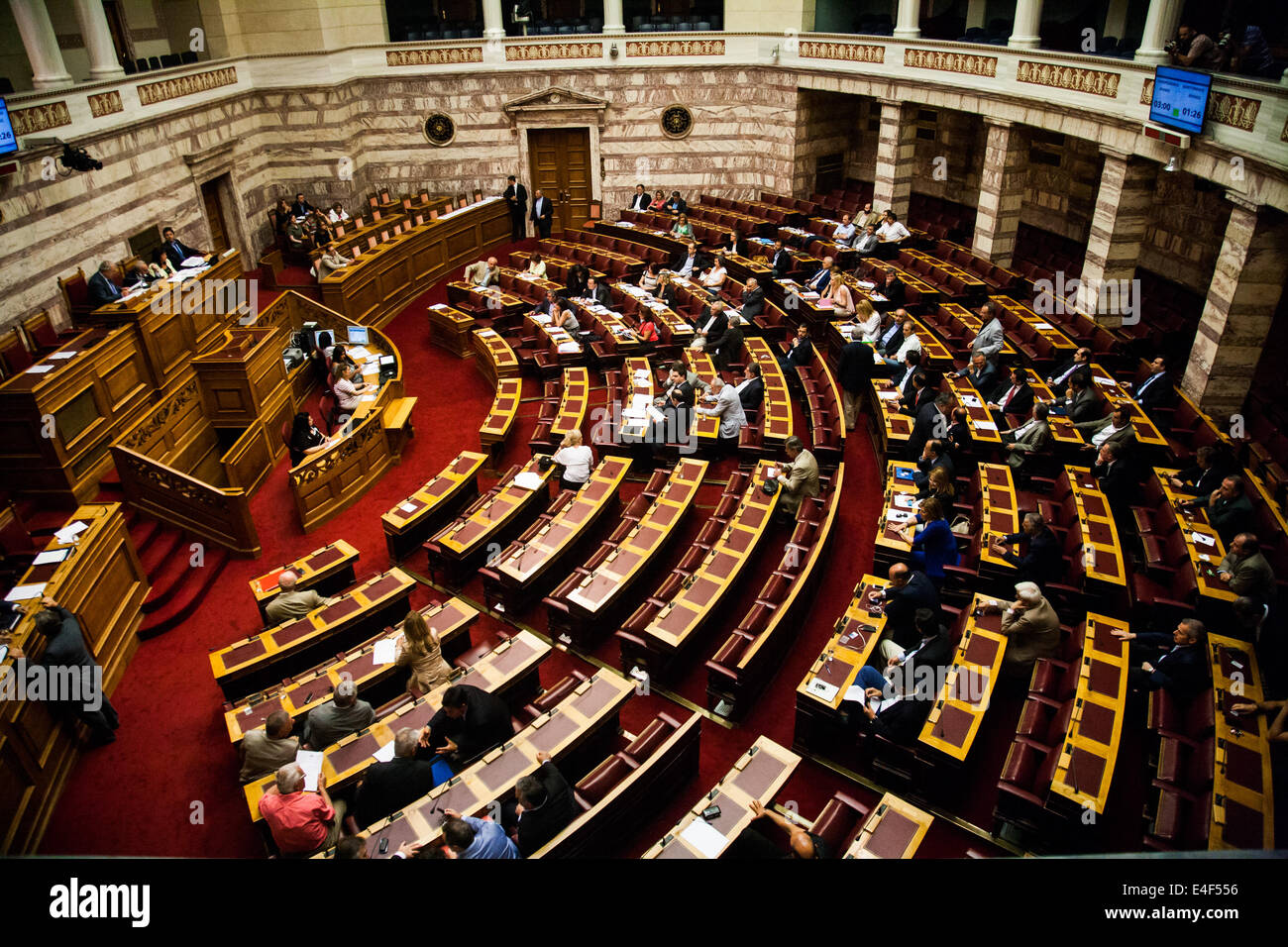 Greek Parliament votes the Draft Law of the Greek Government, that open ...