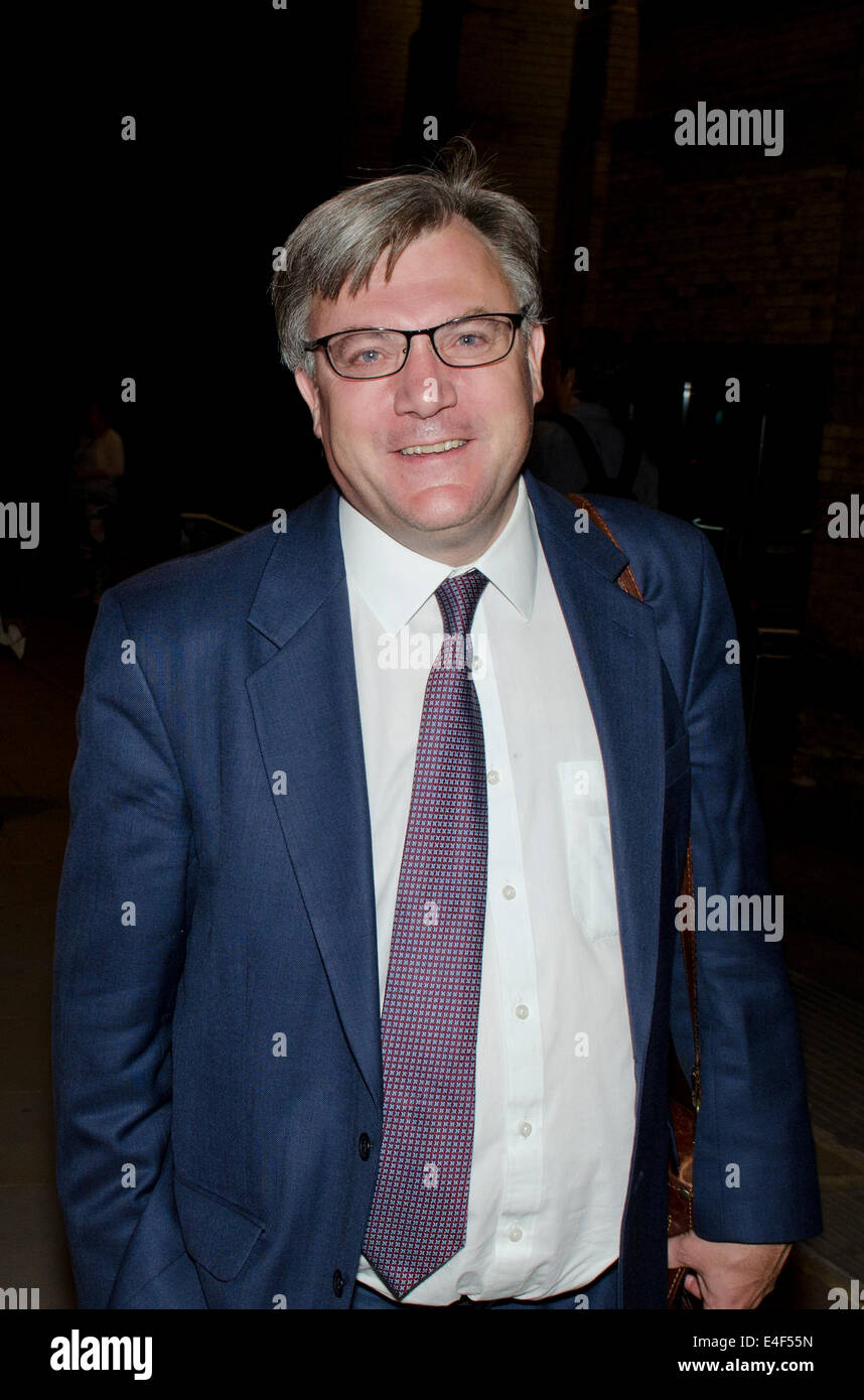 London, UK. 9th July, 2014. Ed Balls shadow Chancellor leaves Labour ...