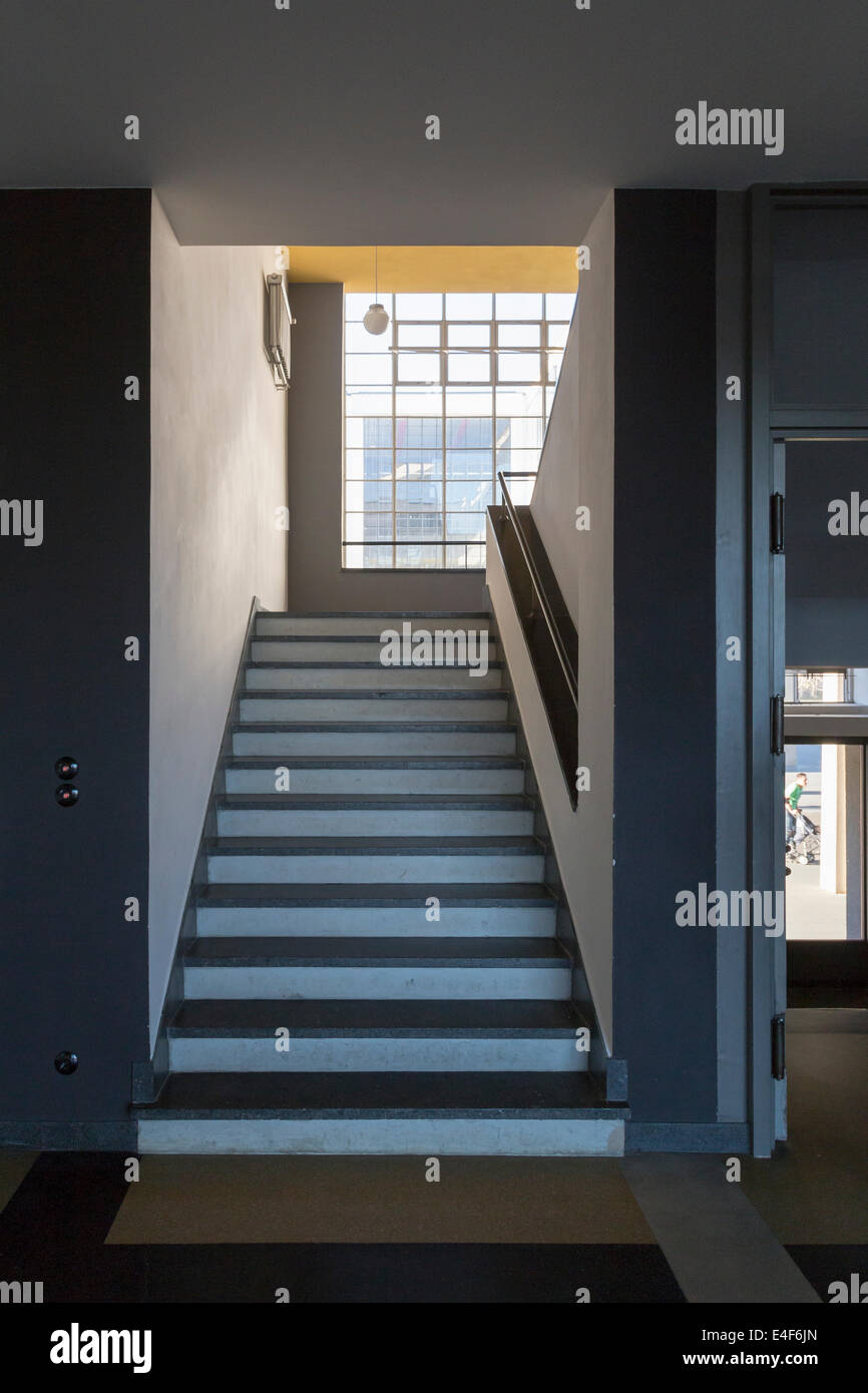Impressions from inside the Staatliches Bauhaus, former home of the ...
