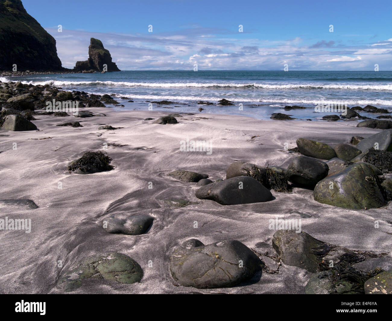 Sandy beach at Talisker Bay, Isle of Skye, Scotland, UK Stock Photo - Alamy