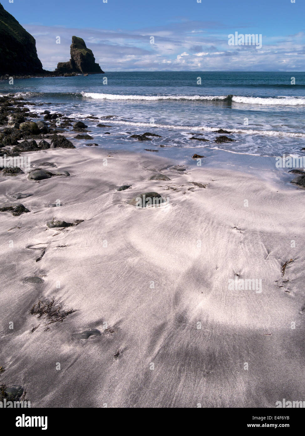 Sandy beach at Talisker Bay, Isle of Skye, Scotland, UK Stock Photo - Alamy