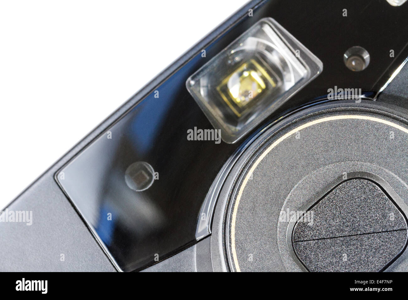 An old film plastic camera isolated on white background Stock Photo - Alamy
