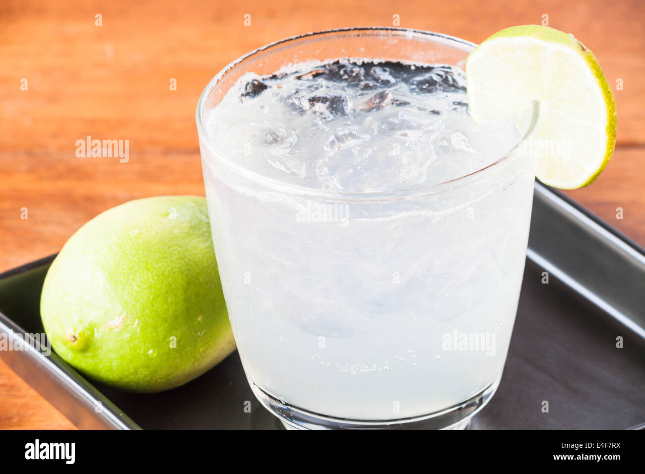 Close up fresh homemade iced lemon juice soda Stock Photo - Alamy