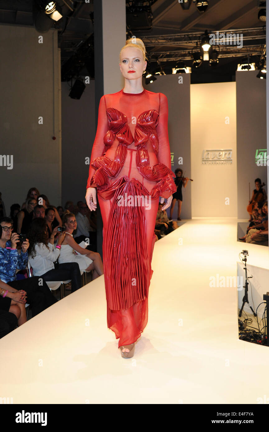 Berlin, Germany. 9th July, 2014. German Model Franziska Knuppe attends ...