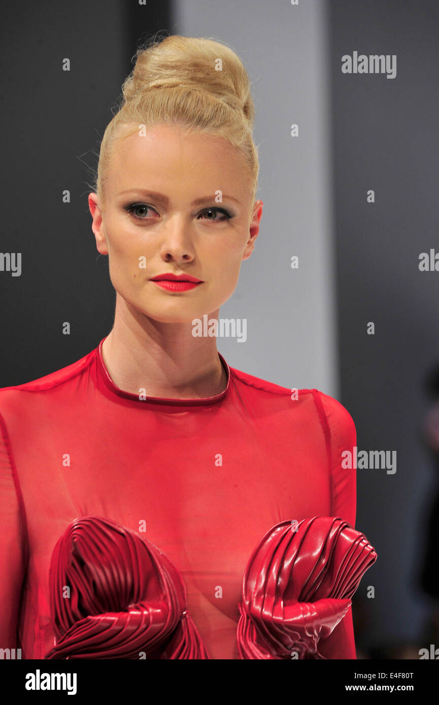 Berlin, Germany. 9th July, 2014. German Model Franziska Knuppe attends ...