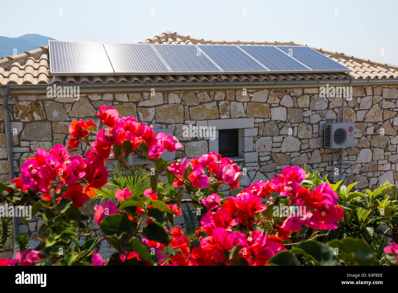 Sivota Greece Solar Panel High Resolution Stock Photography and Images ...