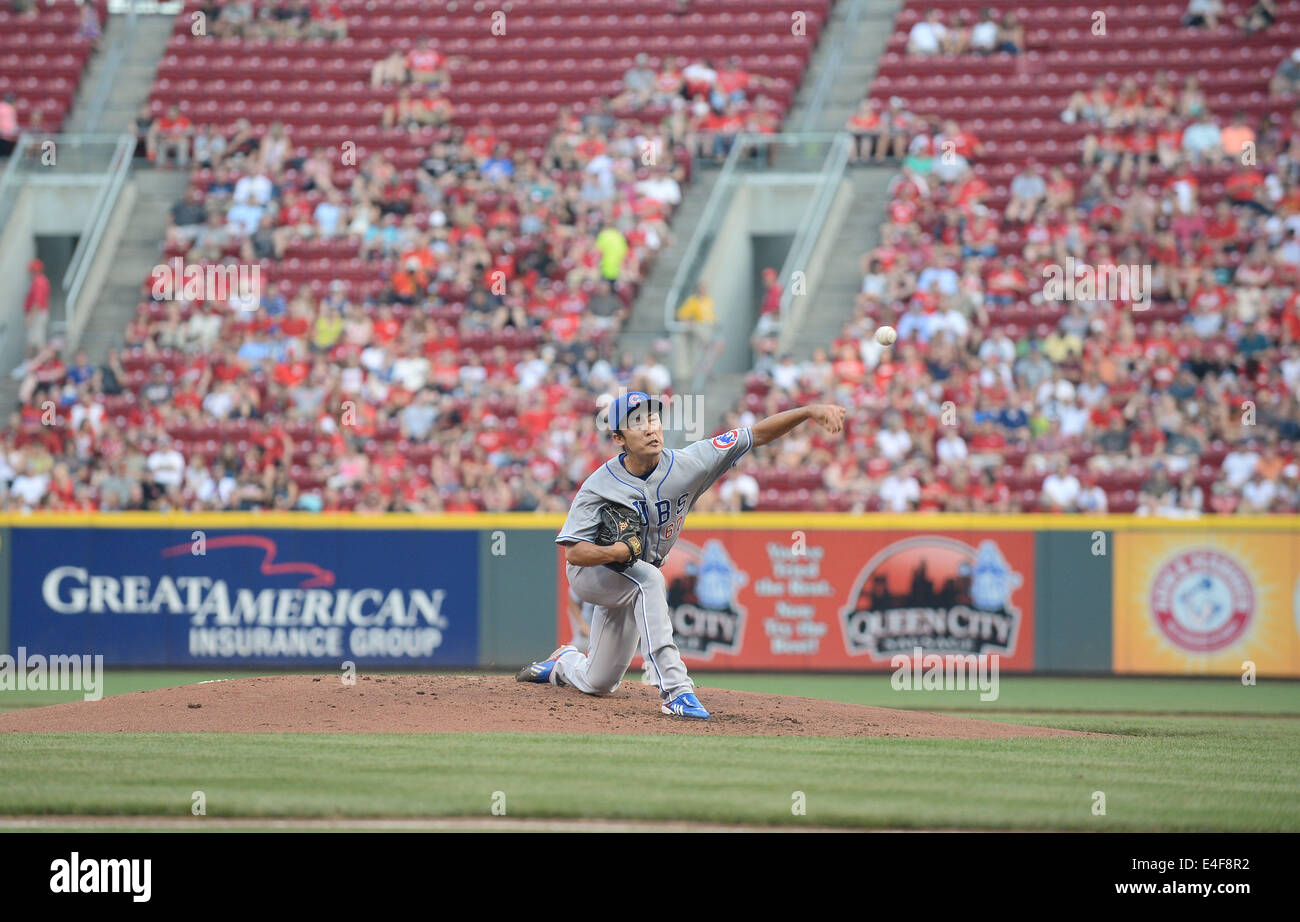 Cincinnati, Ohio, USA. Japanese pitcher Tsuyosh Wada was making his ...