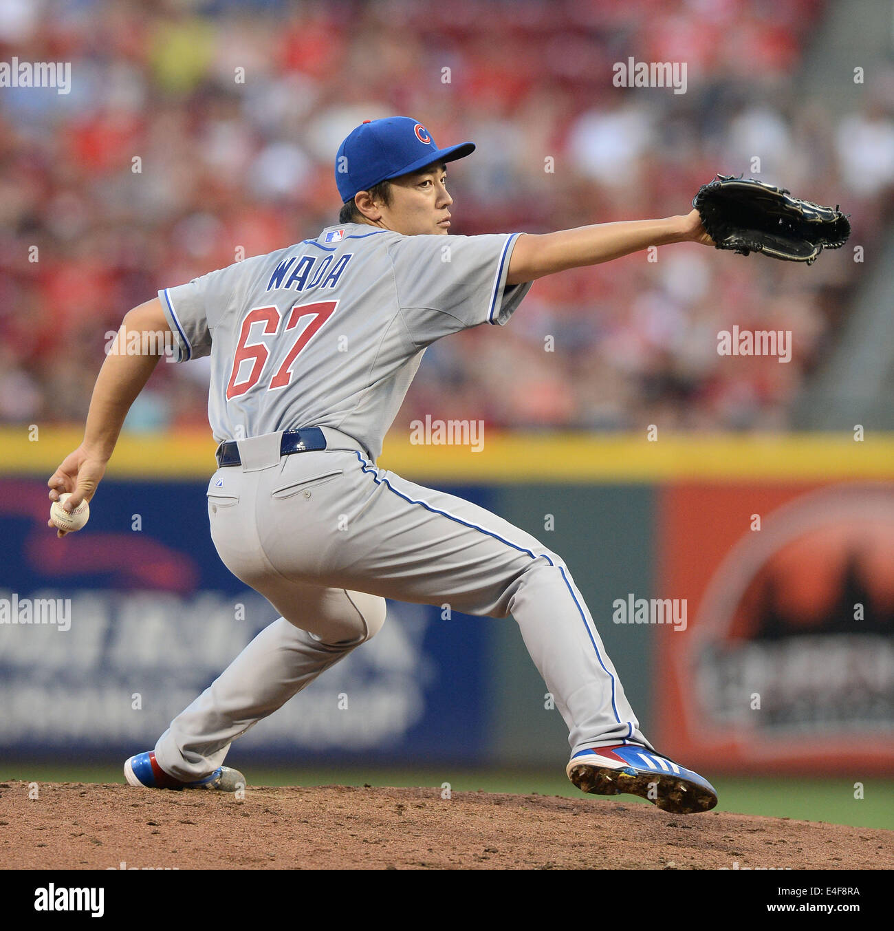 Cincinnati, Ohio, USA. Japanese pitcher Tsuyosh Wada was making his ...