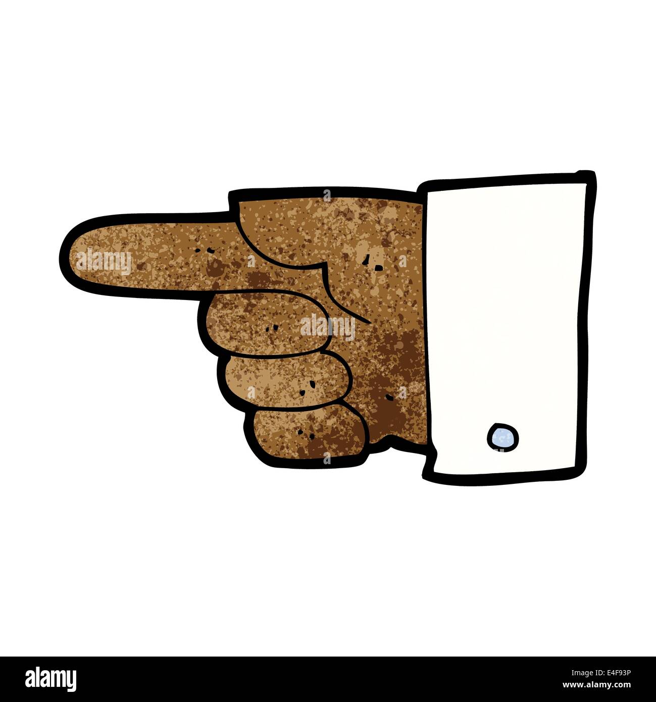 cartoon pointing hand Stock Vector Image & Art - Alamy