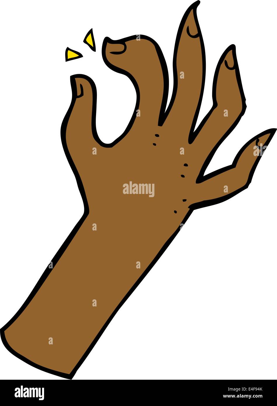 cartoon hand symbol Stock Vector Image & Art - Alamy