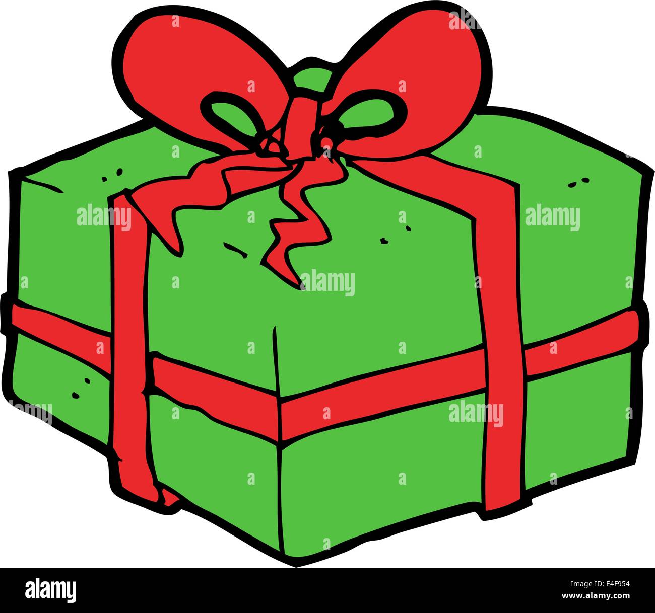cartoon christmas present Stock Vector Image & Art - Alamy