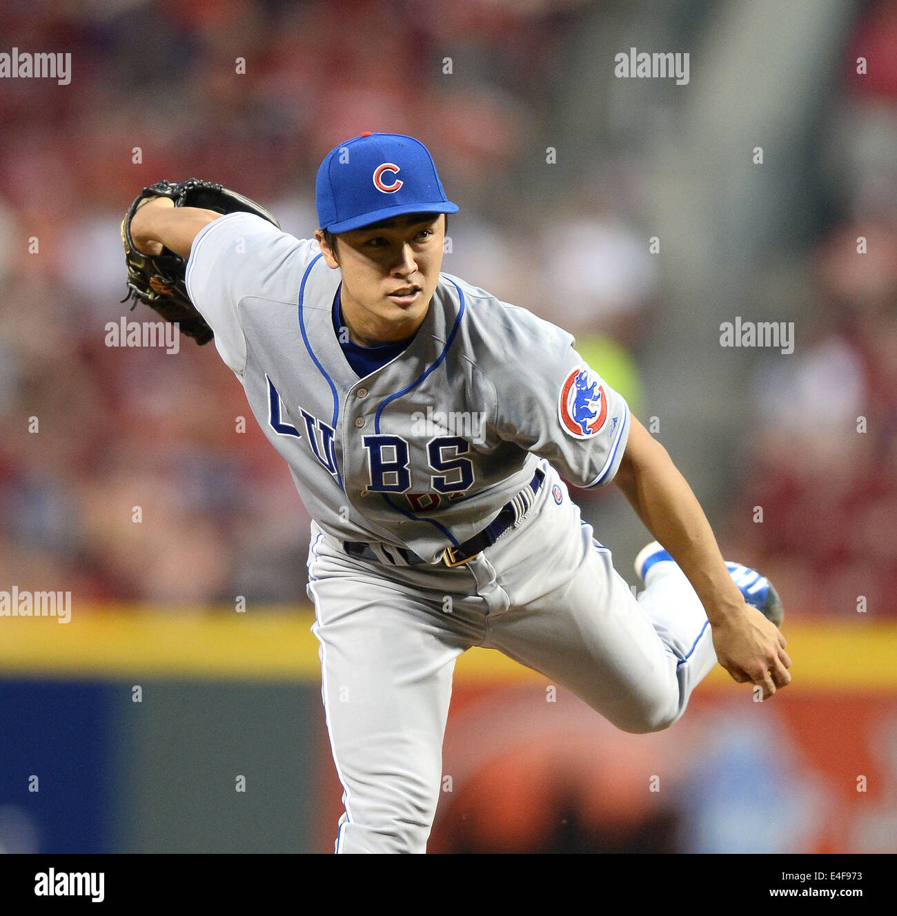 Cincinnati, Ohio, USA. Japanese pitcher Tsuyosh Wada was making his ...